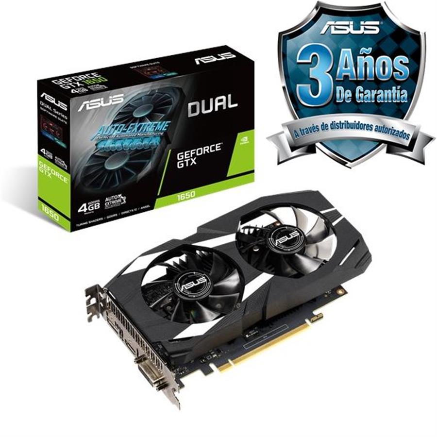 PLACA VIDEO GEFORCE GTX 1650 4GB ASUS DUAL